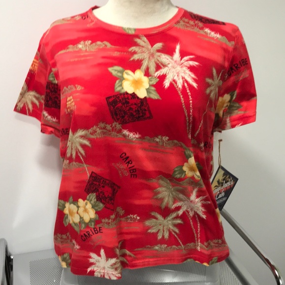 Havana Jack’S Cafe | Tops | Nwt Havana Jacks Cafe Tropical Tshirt Xl ...